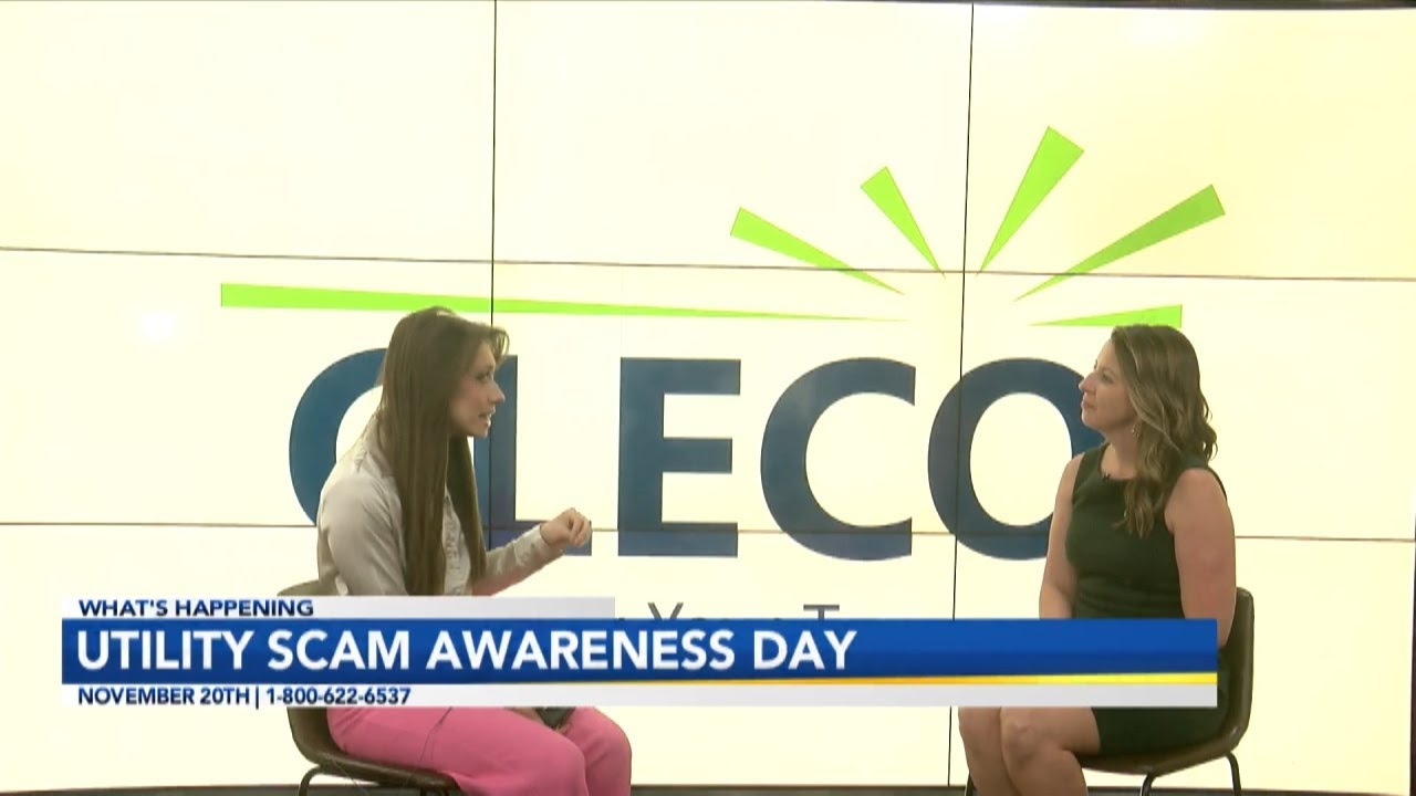 Cleco shares tips for Utility Scam Awareness Day on Nov. 20th - YouTube