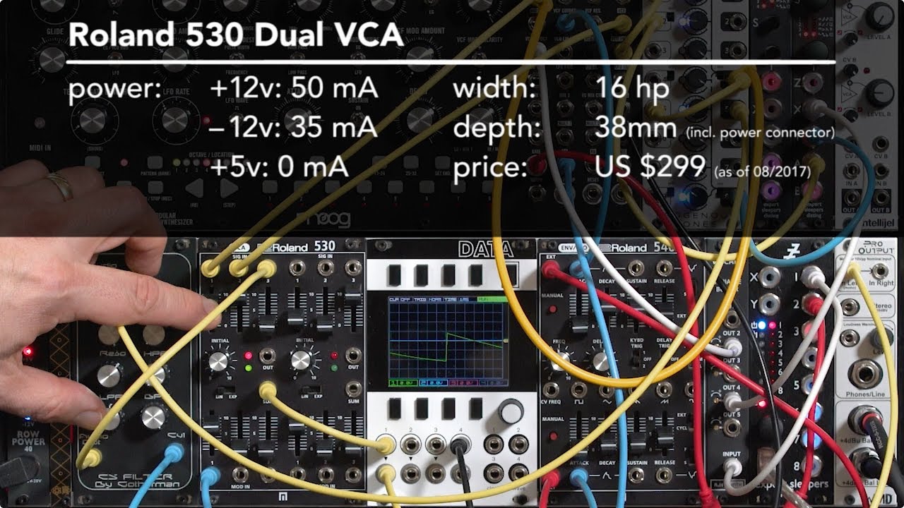 Roland 530 Dual VCA 1/2: Overview (LMS Eurorack Expansion Project ...