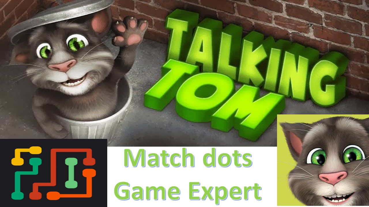 Baby Talking Tom Playing Match the dot - YouTube