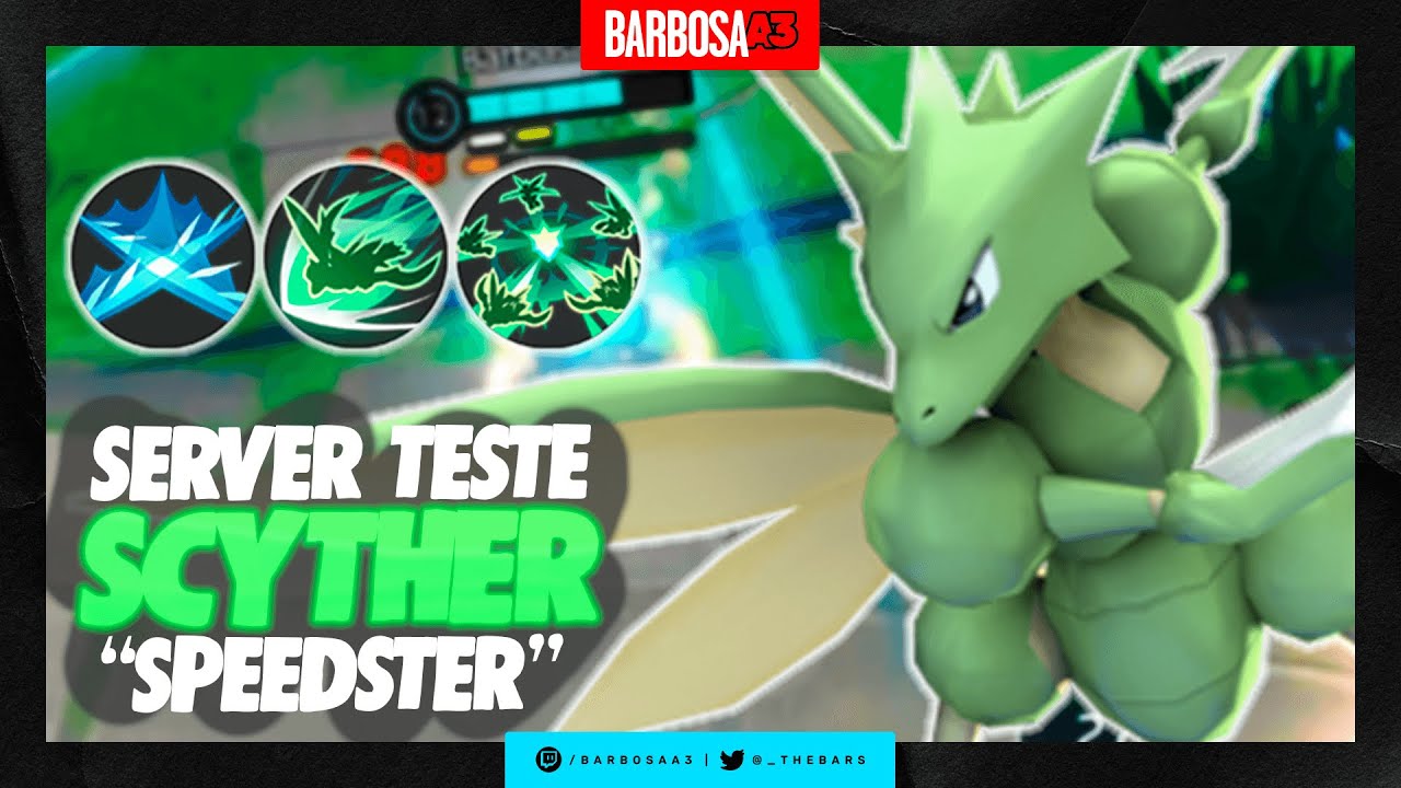 JOGUE AGORA COM O SCYTHER!!! NOVO POKEMON "SPEEDSTER" CHEGANDO NO ...