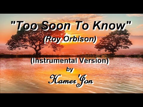 Too Soon To Know (Roy Orbison)-Hamer'Jon - YouTube