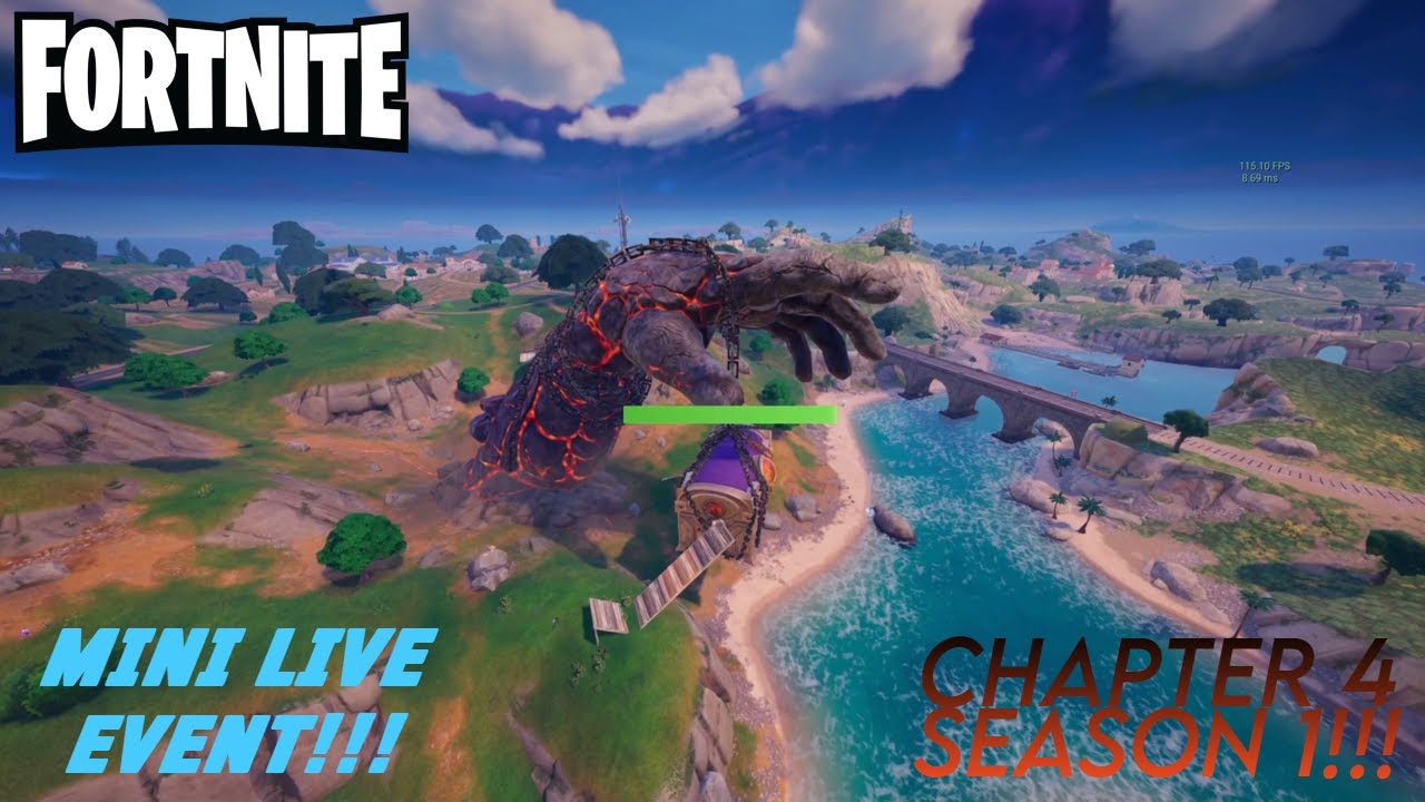 MINI LIVE EVENT!!│HAND CHEST!!│FORTNITE CHAPTER 4 SEASON 1 - YouTube