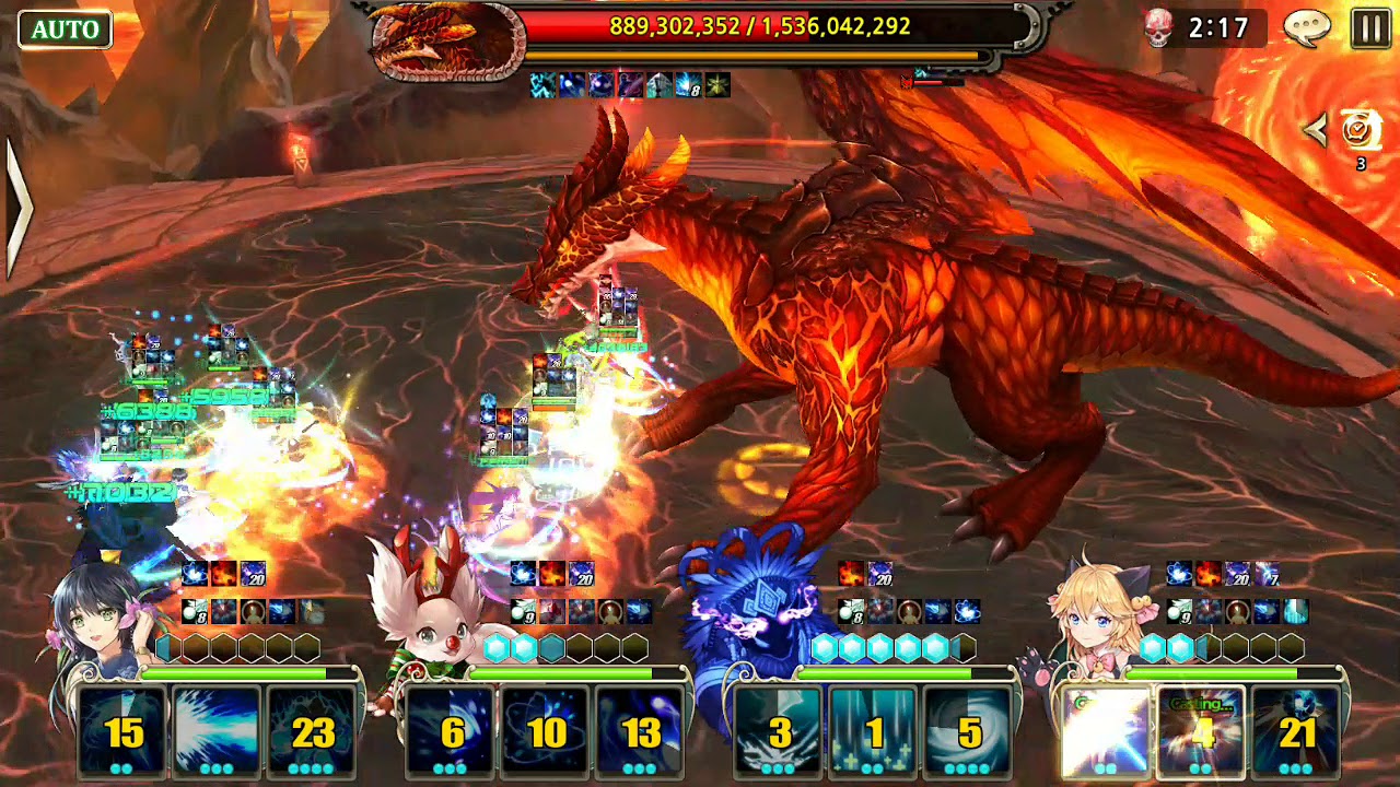King's Raid, Fire Dragon Hard (Solo Mode) - YouTube