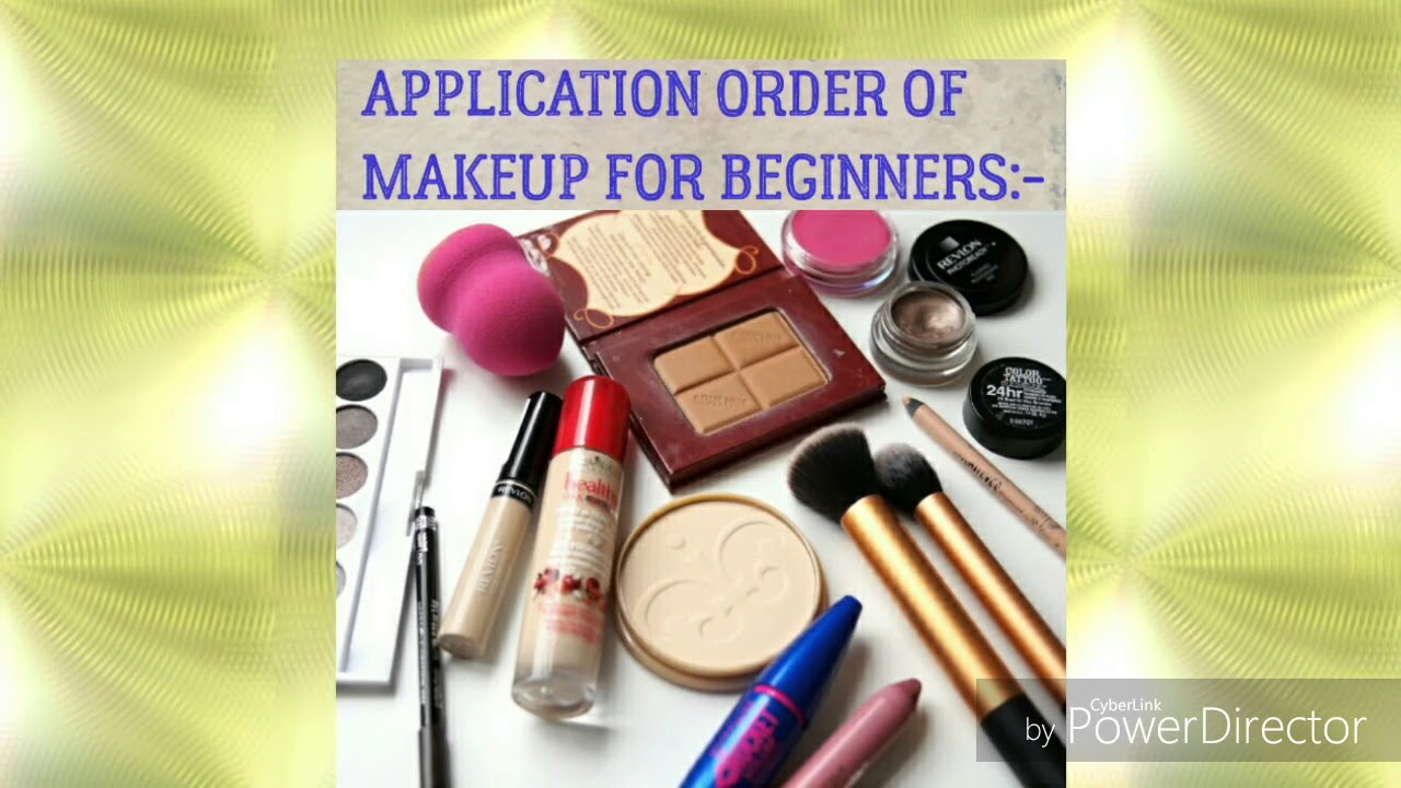 RIGHT ORDER TO APPLY MAKEUP!!!!🤔 - YouTube
