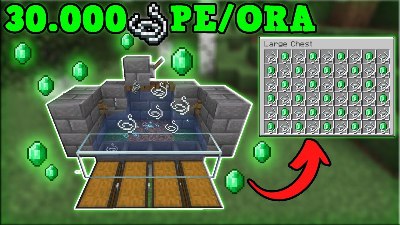 Cum Sa Faci o Ferma de String & Emeralde | Tutorial Minecraft 1.20+ - YouTube