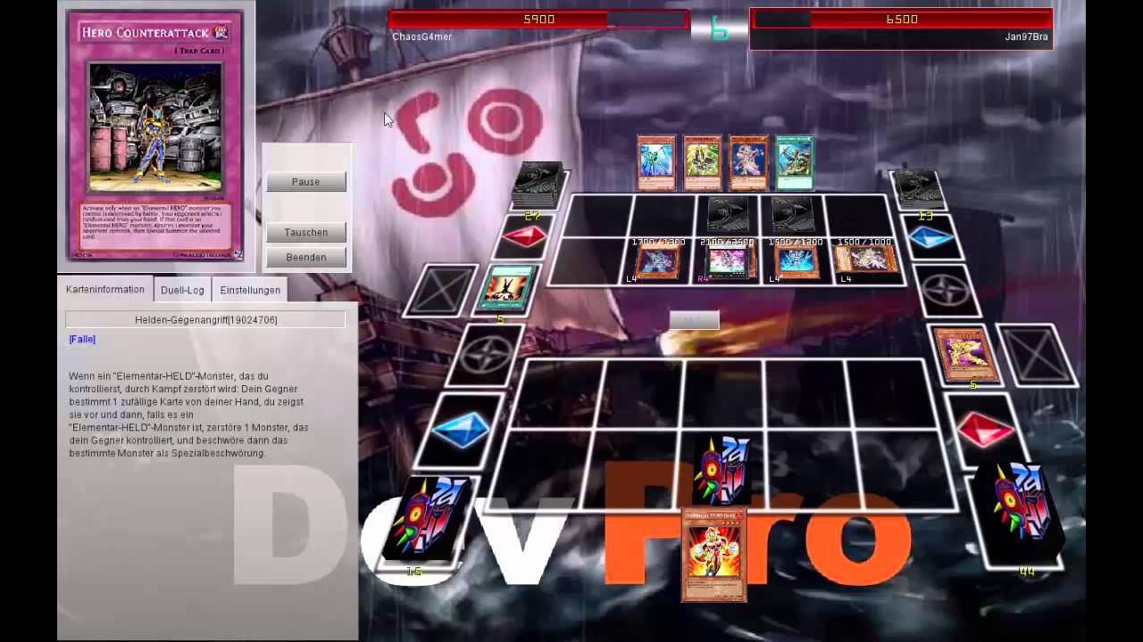 YGOPro online Tournament 2015 Runde 1: ChaosG4mer vs Jan97Bra - YouTube