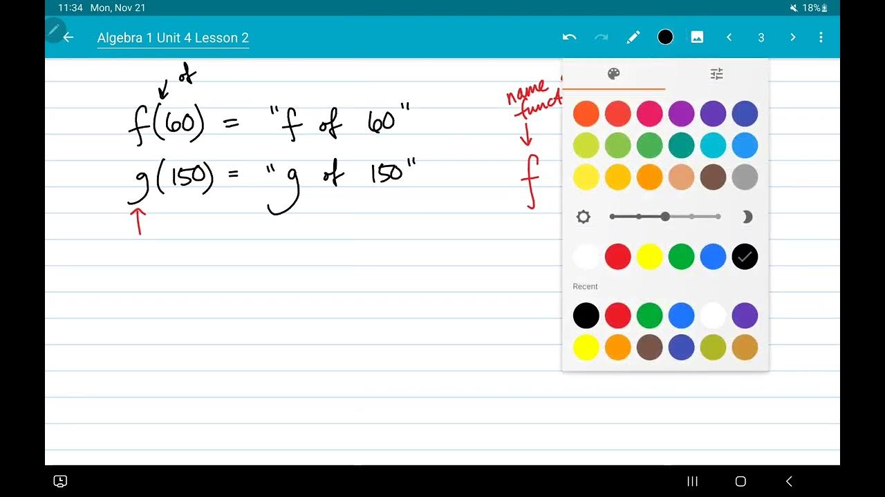 IM Algebra 1 Unit 4 Lesson 2 Activity 2 Synthesis - YouTube