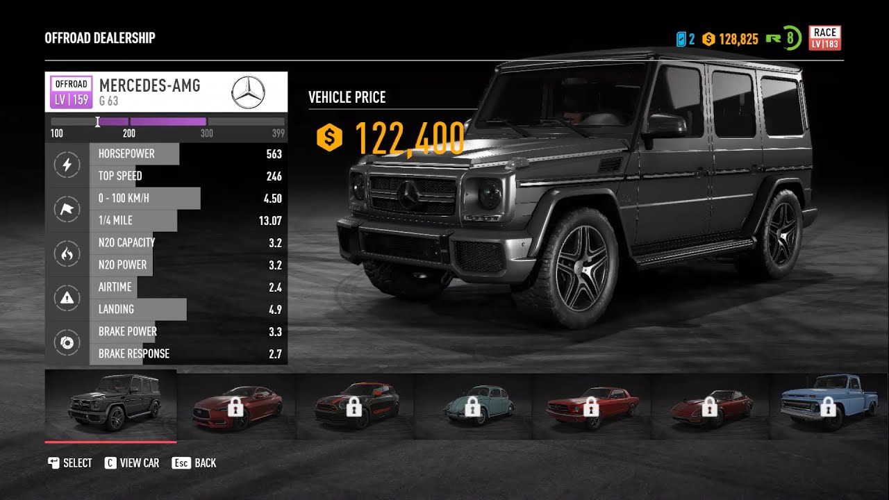 Need for Speed Payback Buying Mercedes-Benz G-Class G 63 AMG - YouTube
