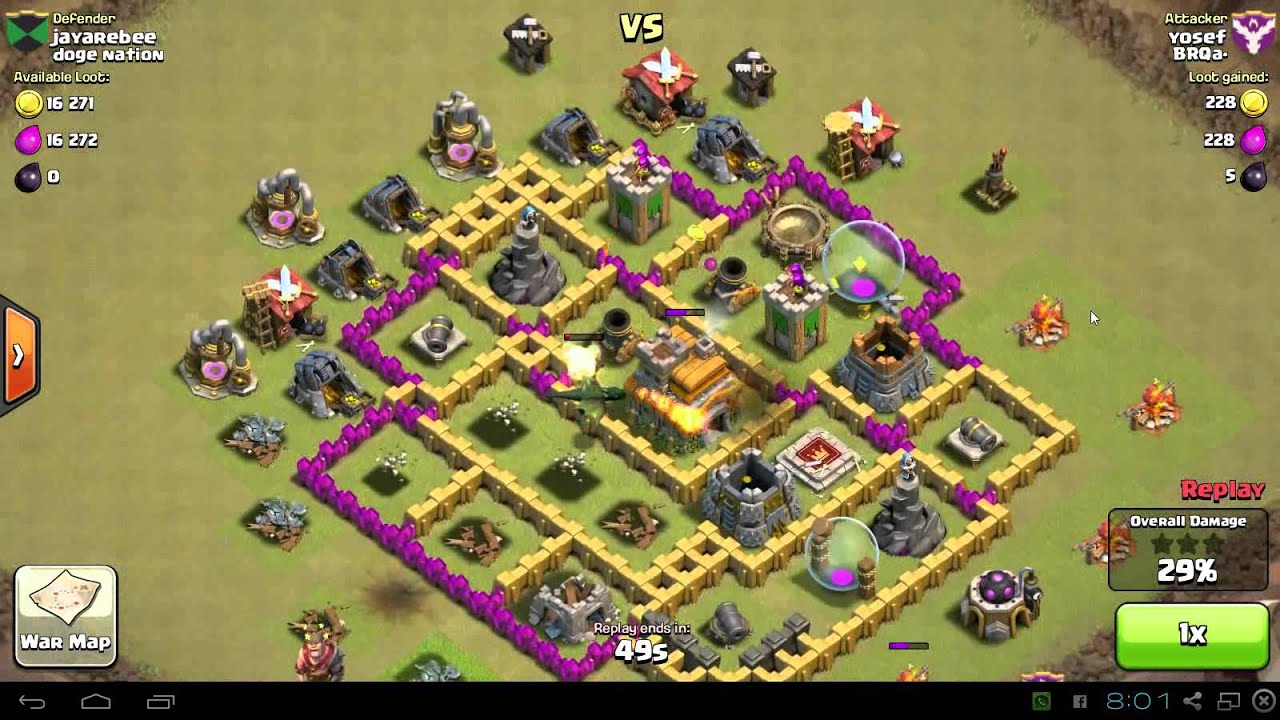 Clash of Clans: Doge Nation versus BRQa Yosef (Defense Win) - YouTube