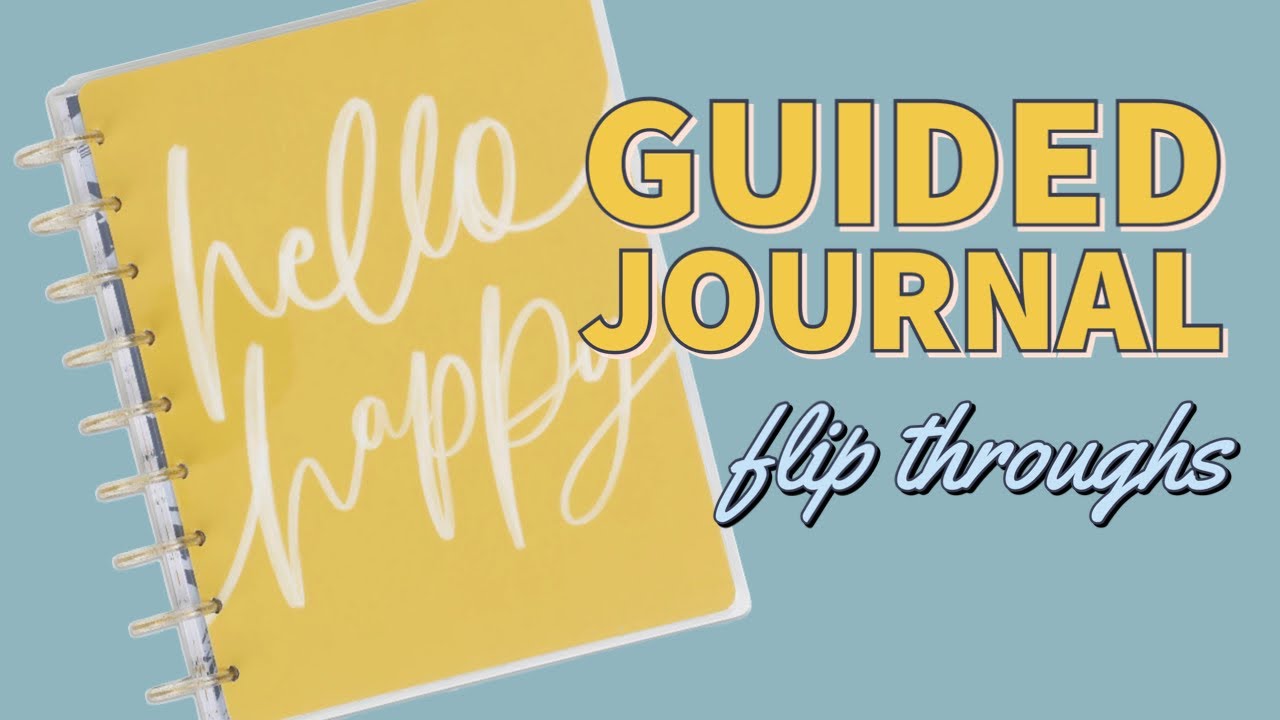 NEW Guided Journals from The Happy Planner | Winter Release 2021 - YouTube