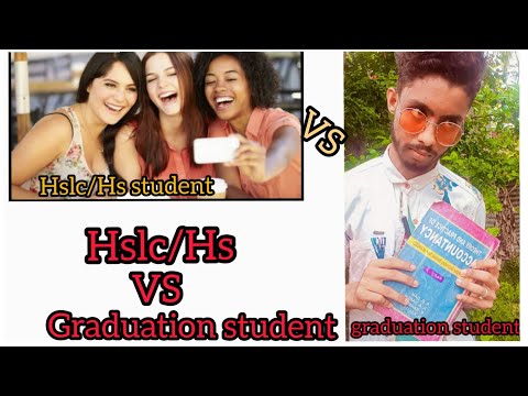 Hslc/Hs student Vs graduation  student 2021