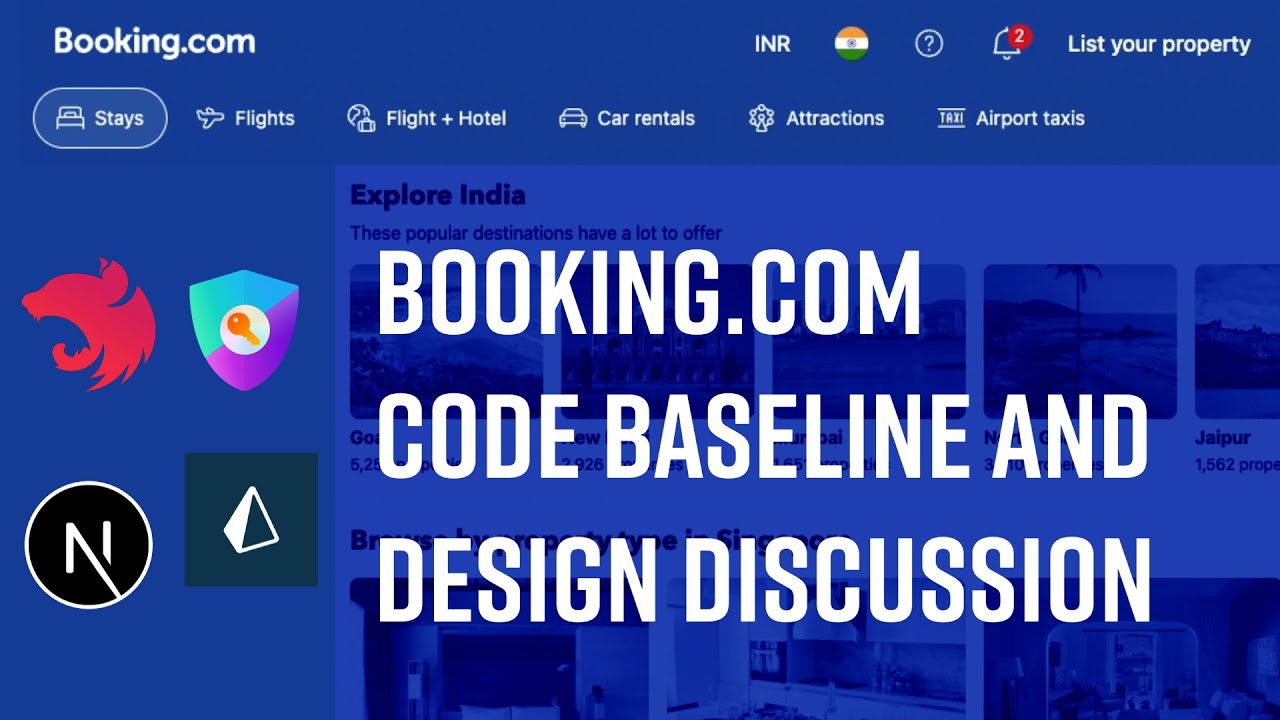 Building Booking.com clone App - Design Discussion and Code Baseline ...