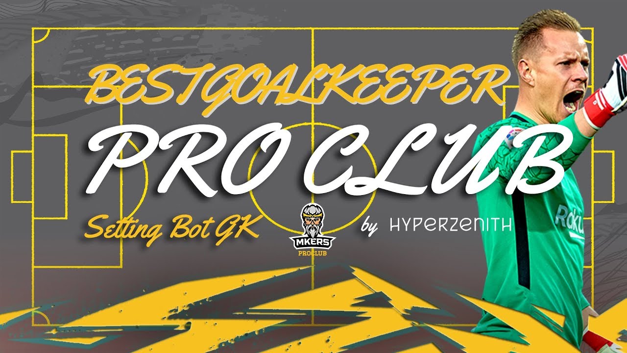 BEST GOALKEEPER "GK" ⚡ • SETTING BOT PRO CLUB FIFA 20 - YouTube
