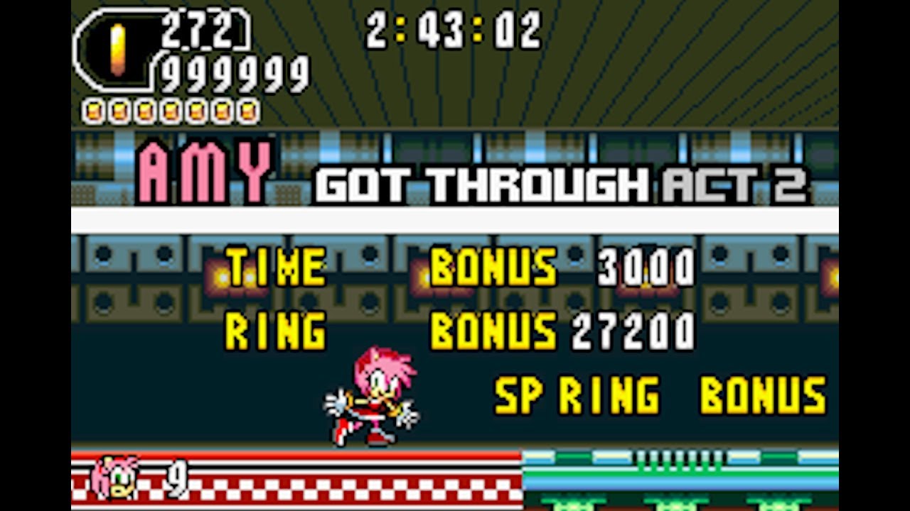 Sonic Advance 2: Part 7: Egg Utopia (Amy, All Special Rings) - YouTube