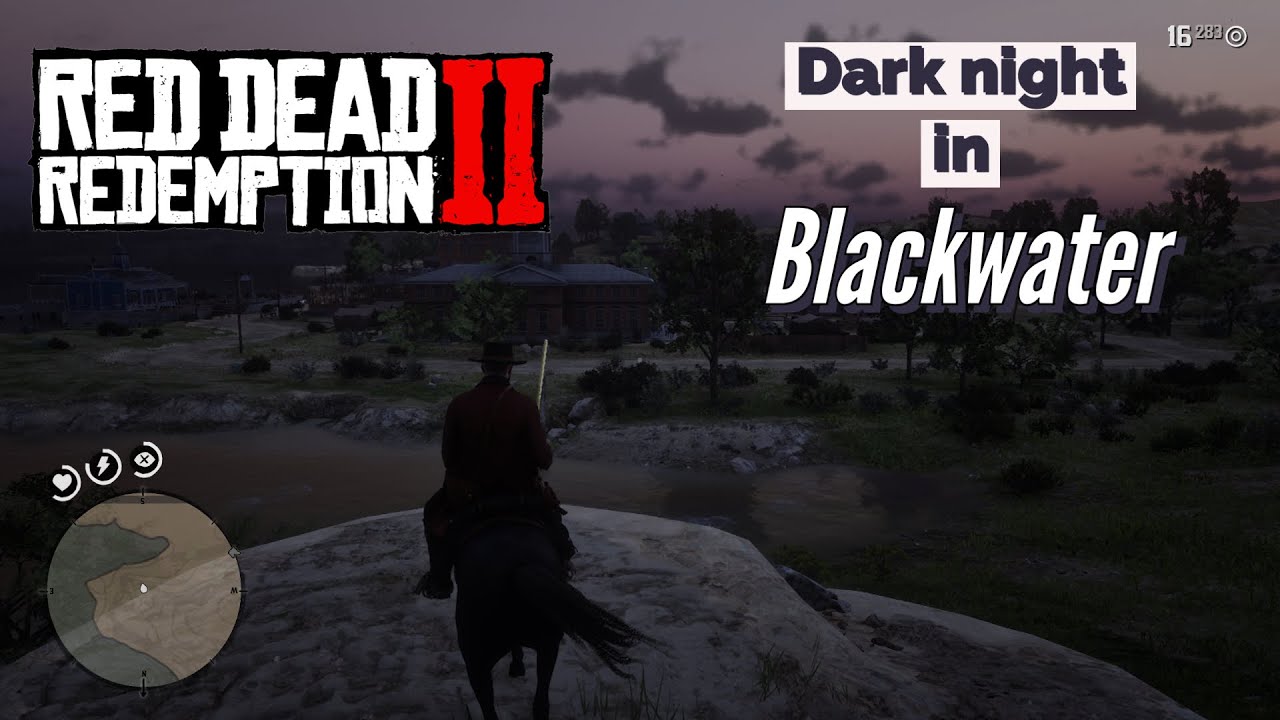 Red dead redemption 2 ( dark night in blackwater) - YouTube