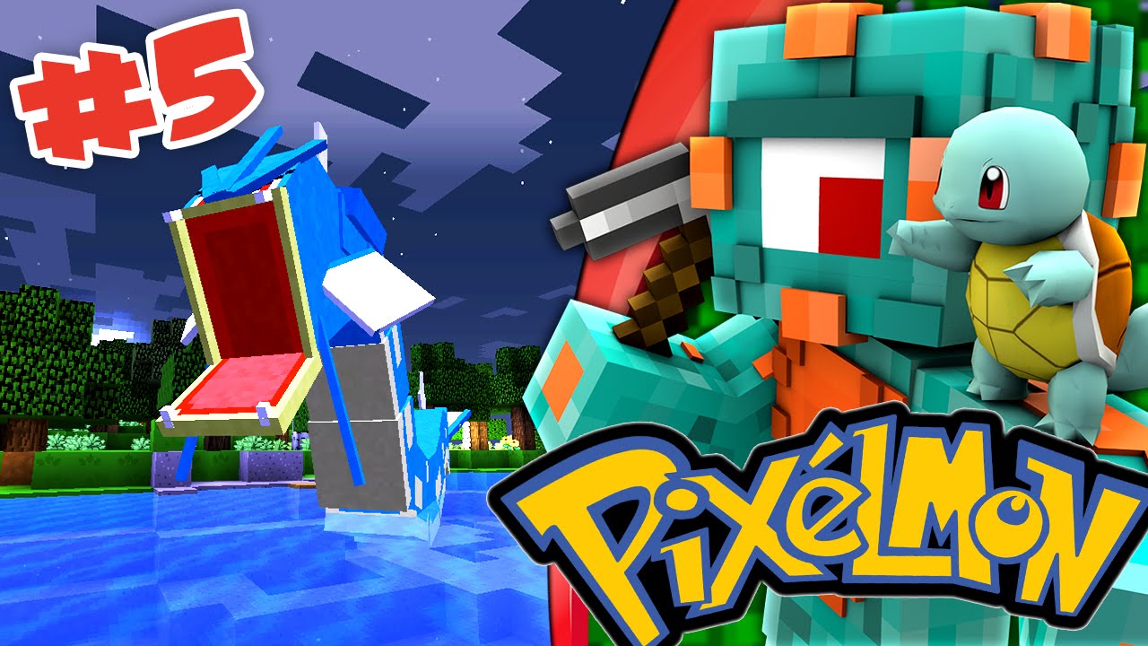 GYARADOS I CHOOSE YOU!! | Pixelmon Survival Episode 5! - YouTube