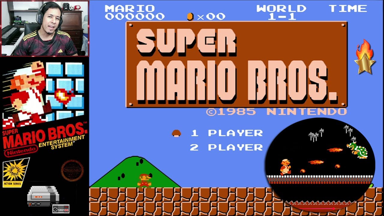 Super Mario Bros Gameplay Completo 100% + 2da Vuelta (Secretos ...