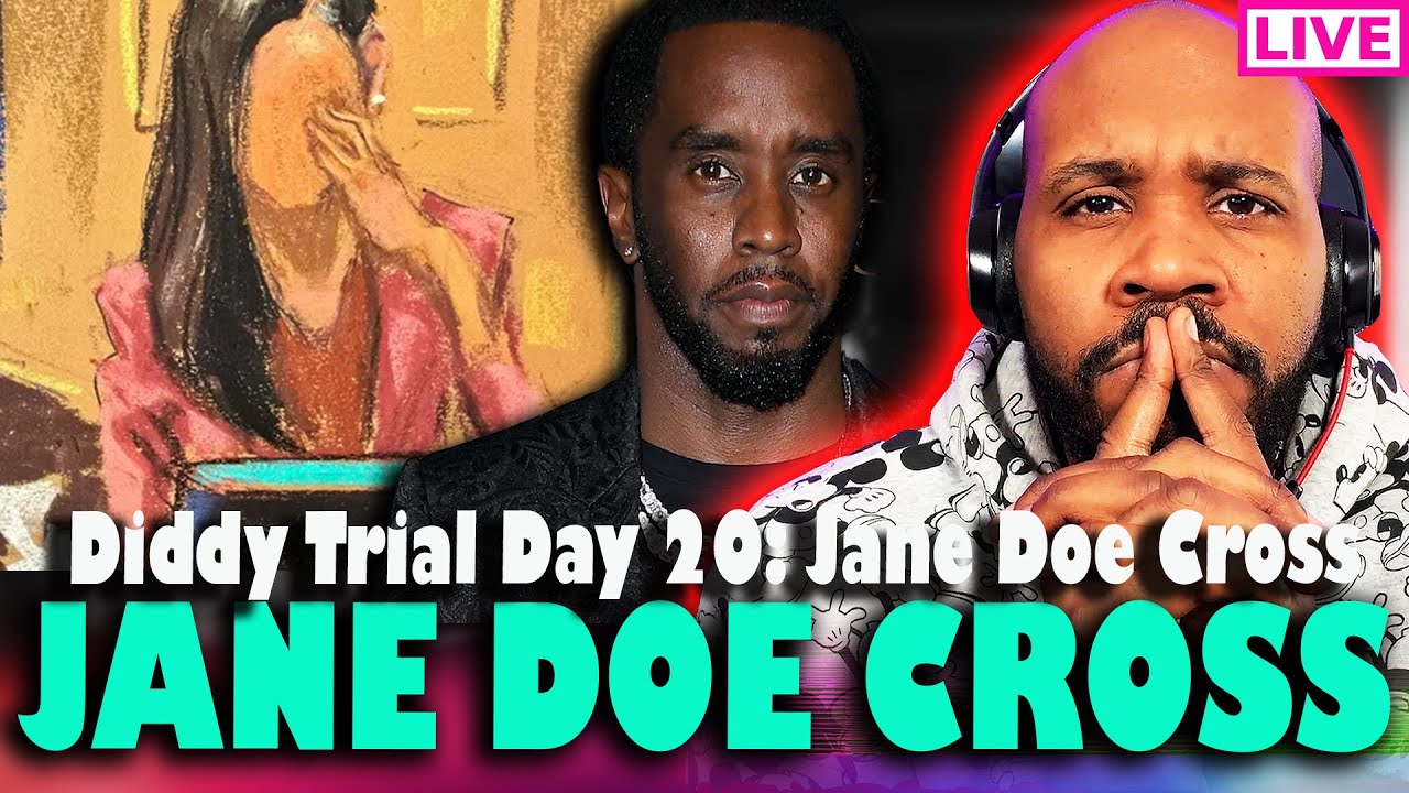 DIDDY TRIAL LIVE! Jane Doe 'Victim #2' Defense CROSS! Diddy Trial Day ...