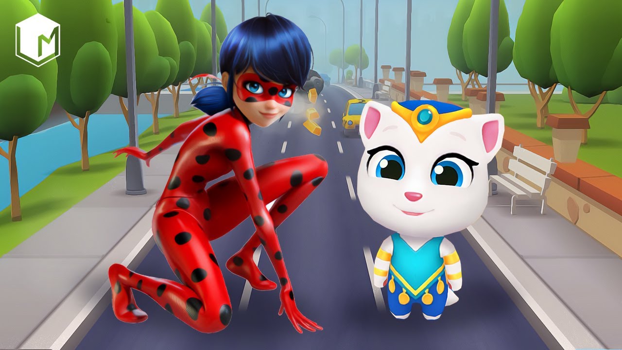 Miraculous vs Talking Tom Gold Run - Gameplay Walkthrough - Talking ...
