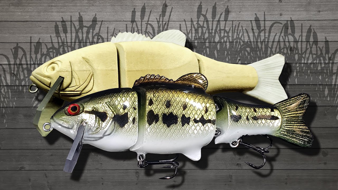 Making a Wooden Swimbait Fishing Lure - YouTube