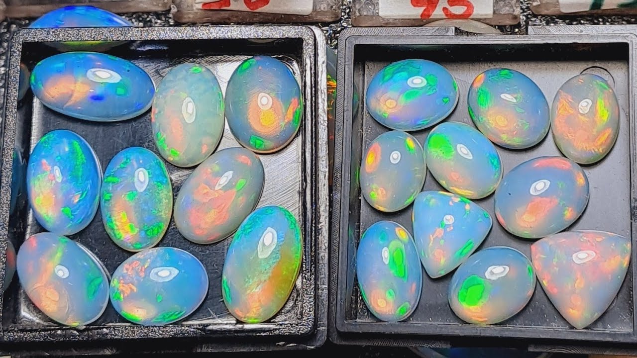 live opal kalimaya dan black opal - YouTube