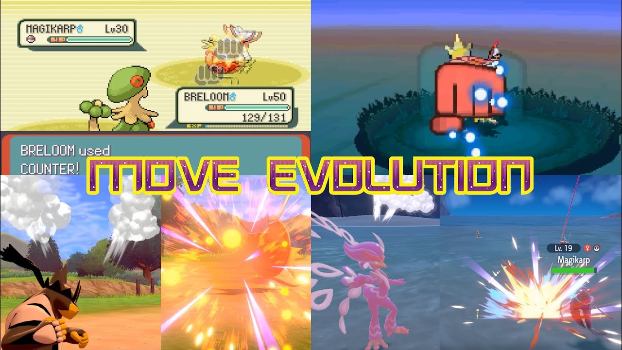 #68 Counter - Generations 1-9 Pokémon move - YouTube