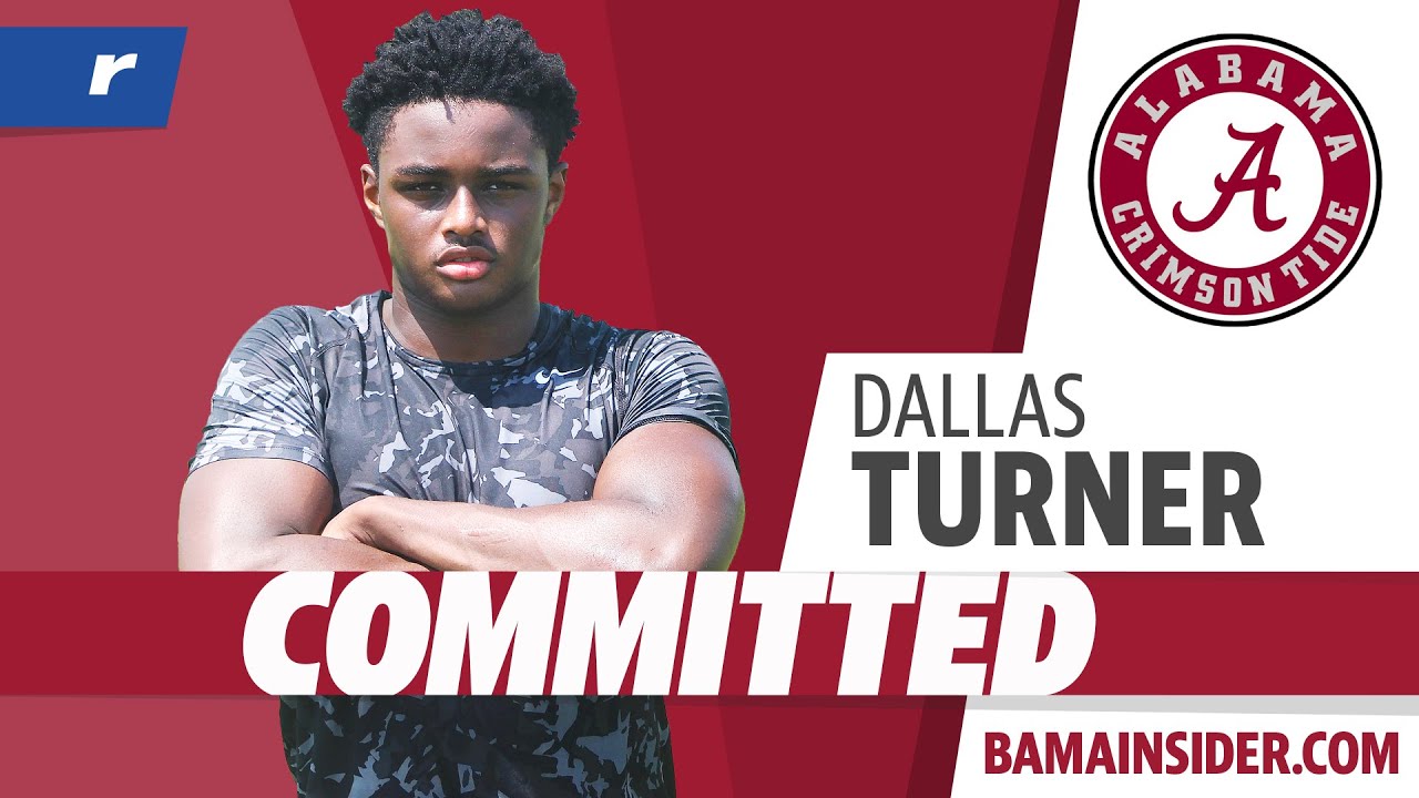 Dallas Turner commits to Alabama - YouTube