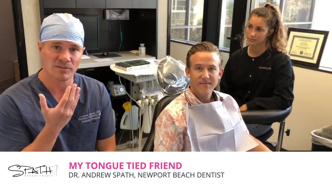 My Tongue Tied Friend | Lingual Frenectomy by Newport Beach Dentist Dr ...