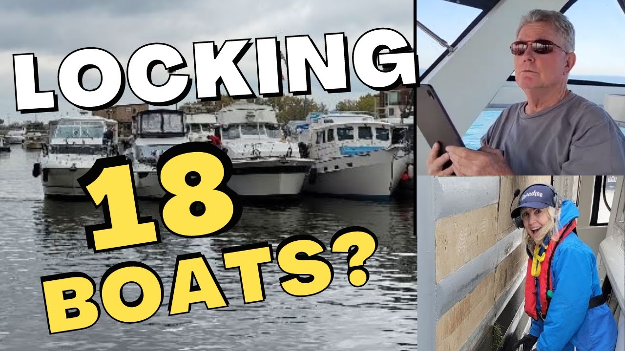 "Locking Through" with 18 boats and Anxiety- Hammond to Joliet Wall ...