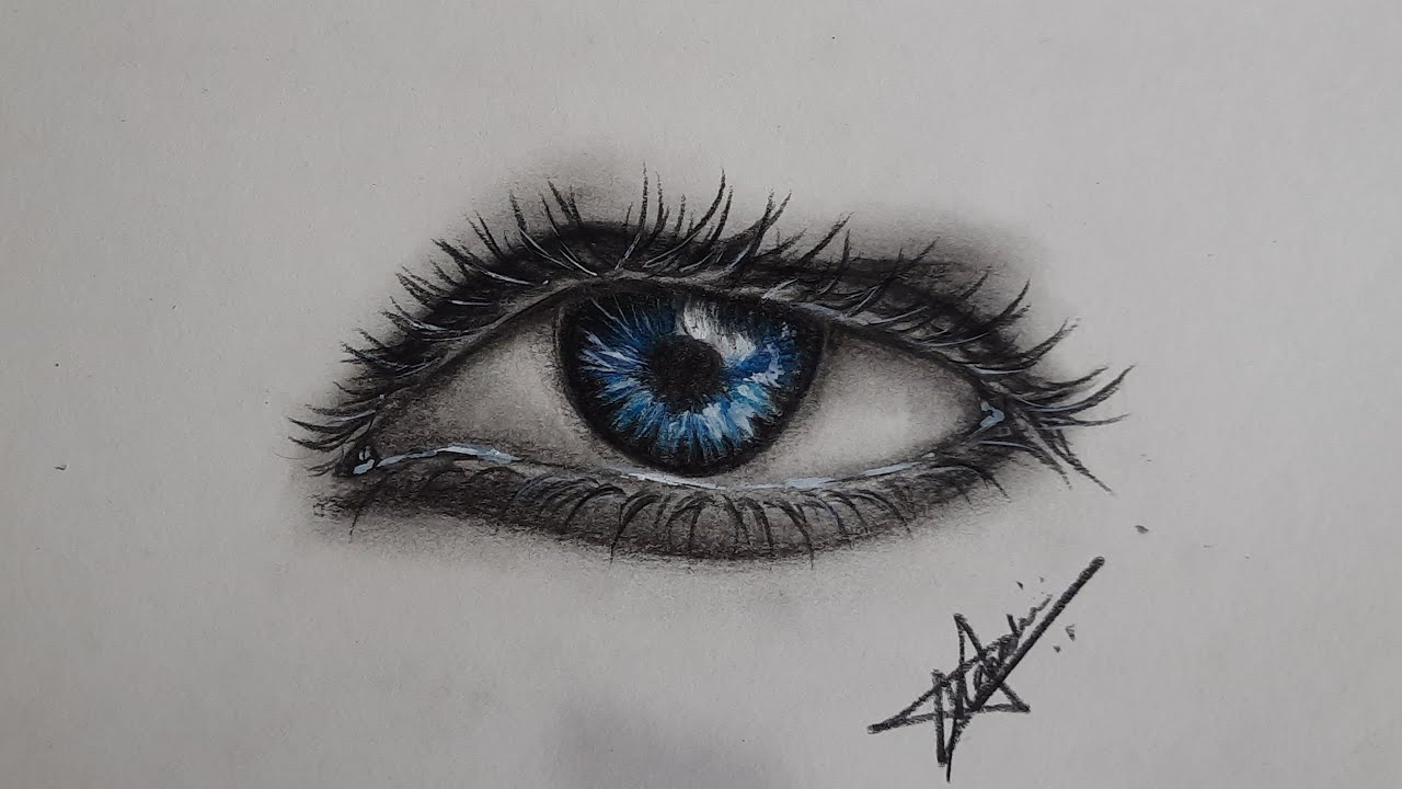 Realistic Eyes Tutorial. - YouTube