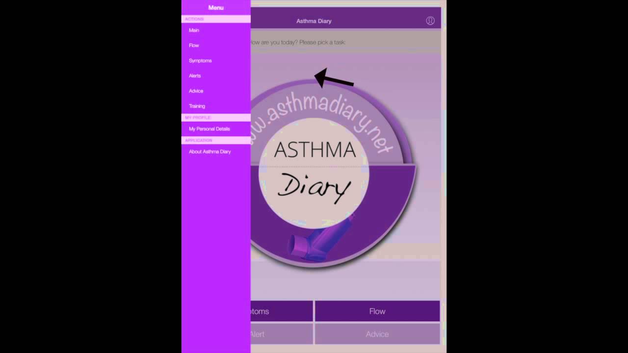 Asthma Diary (iOs app) - YouTube