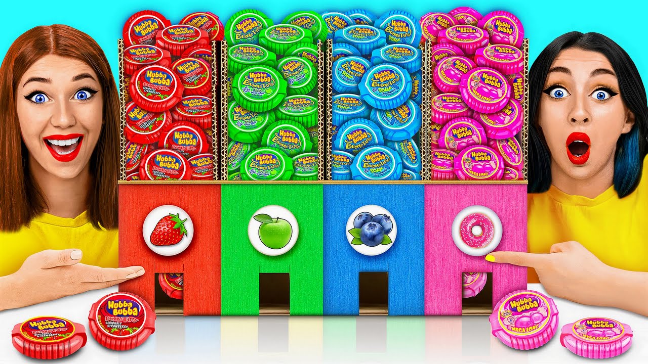 Food of The Same Colors Challenge #2 같은 색의 음식 Multi DO 다 마 - YouTube