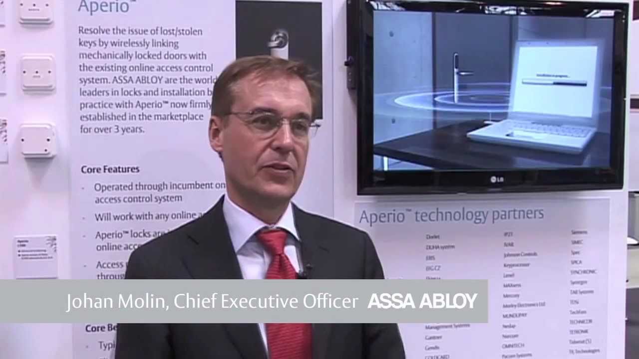 IFSEC UK 2011- interview Johan Molin CEO of ASSA ABLOY - YouTube