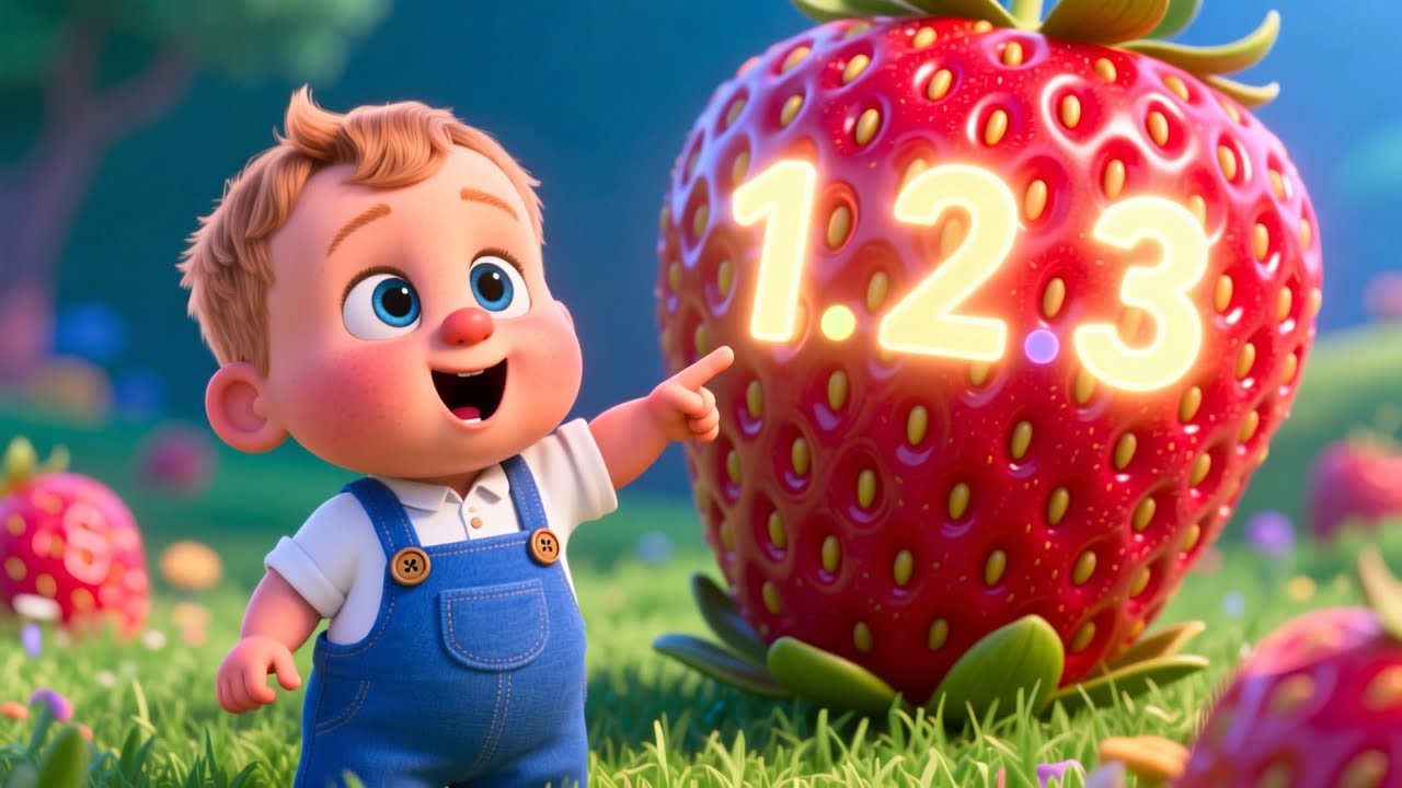 Strawberry Farm Baby Visit 🍓👶 | Fun Kids Song | Playful Nursery Rhyme ...