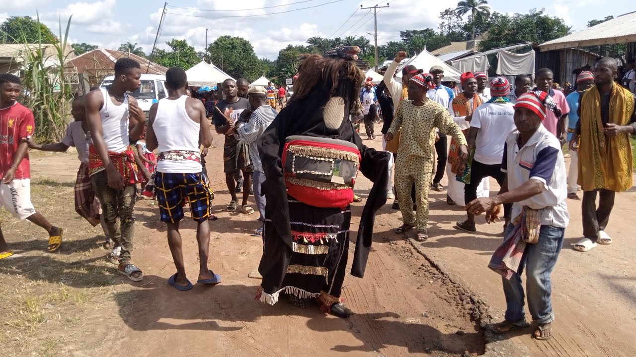 Igbo Masquerade in Sierra Leone - YouTube