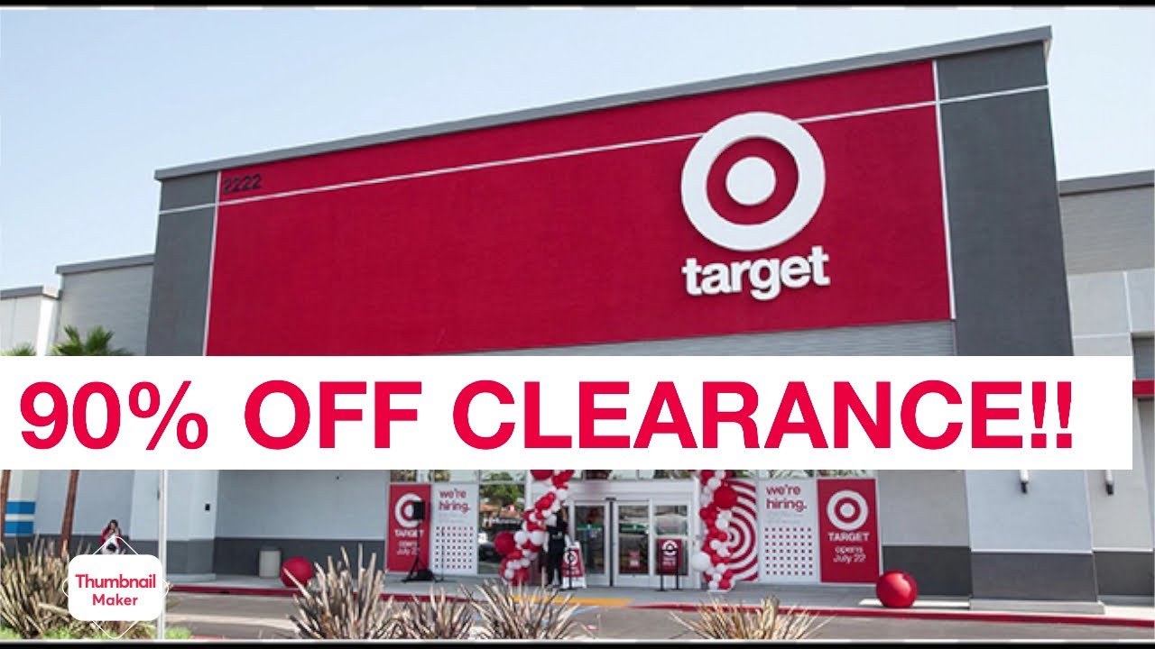 Target Clearance Walkthrough/Run 90% Off!! - YouTube
