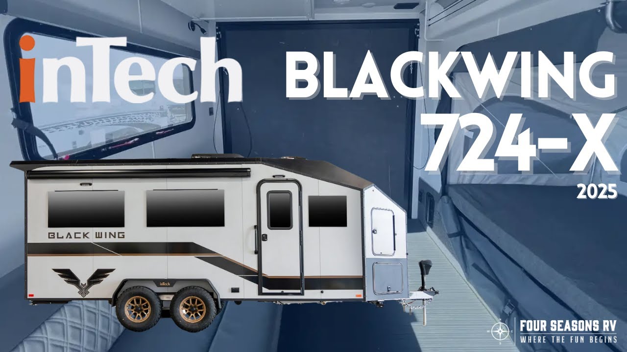 Is This The Best Looking Toy Hauler? - inTech BlackWing 724-X - YouTube