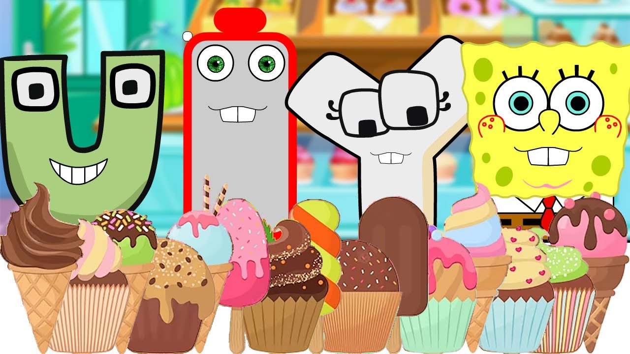 LOW BATTERY ft ALPHABET LORE MUKBANG ICE CREAM | ASMR MUKBANG ANIMATION ...