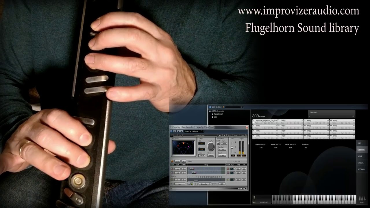 Flugelhorn sound library AKAI EWI4000s and free Aria Player, wav, sfz ...
