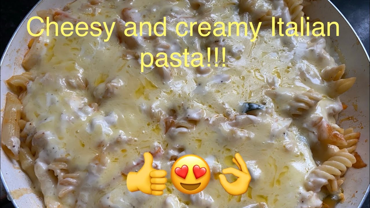 Cheesy and creamy Italian pasta!!! - YouTube
