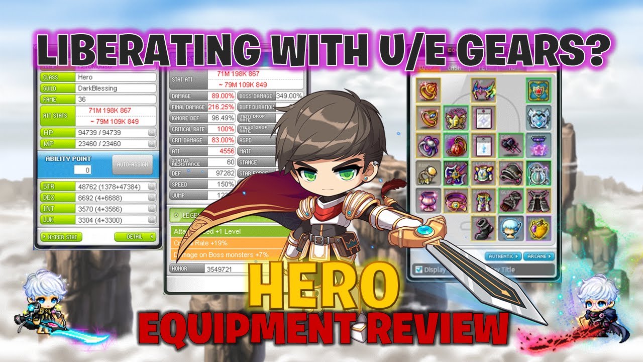 [MapleSEA | MapleStory] Can you liberate with UNIQUE gears!? NEW AGE ...