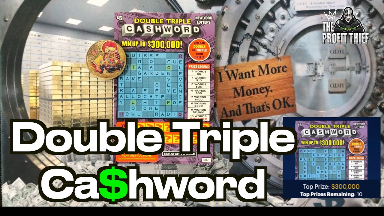 New Scratch off Tickets NY Double Triple Cashword 2023 Scratch Cards ...