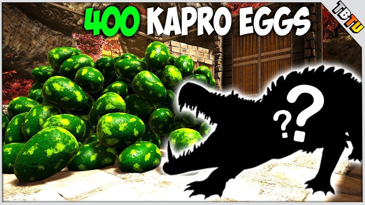 400 Kaprosuchus Eggs! TONS OF COLOR MUTATIONS! Ark Survival Evolved ...