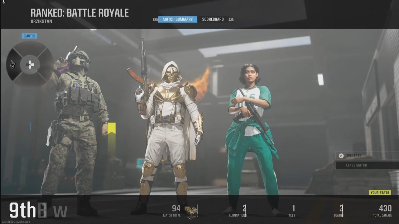 Call of Duty WZ Ranked "Prestige Master Level 100+" 225+ Total Elims ...