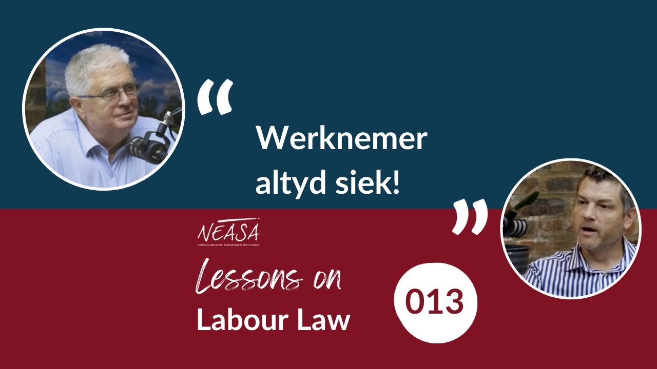 Lessons On Labour Law | Episode 013 - YouTube