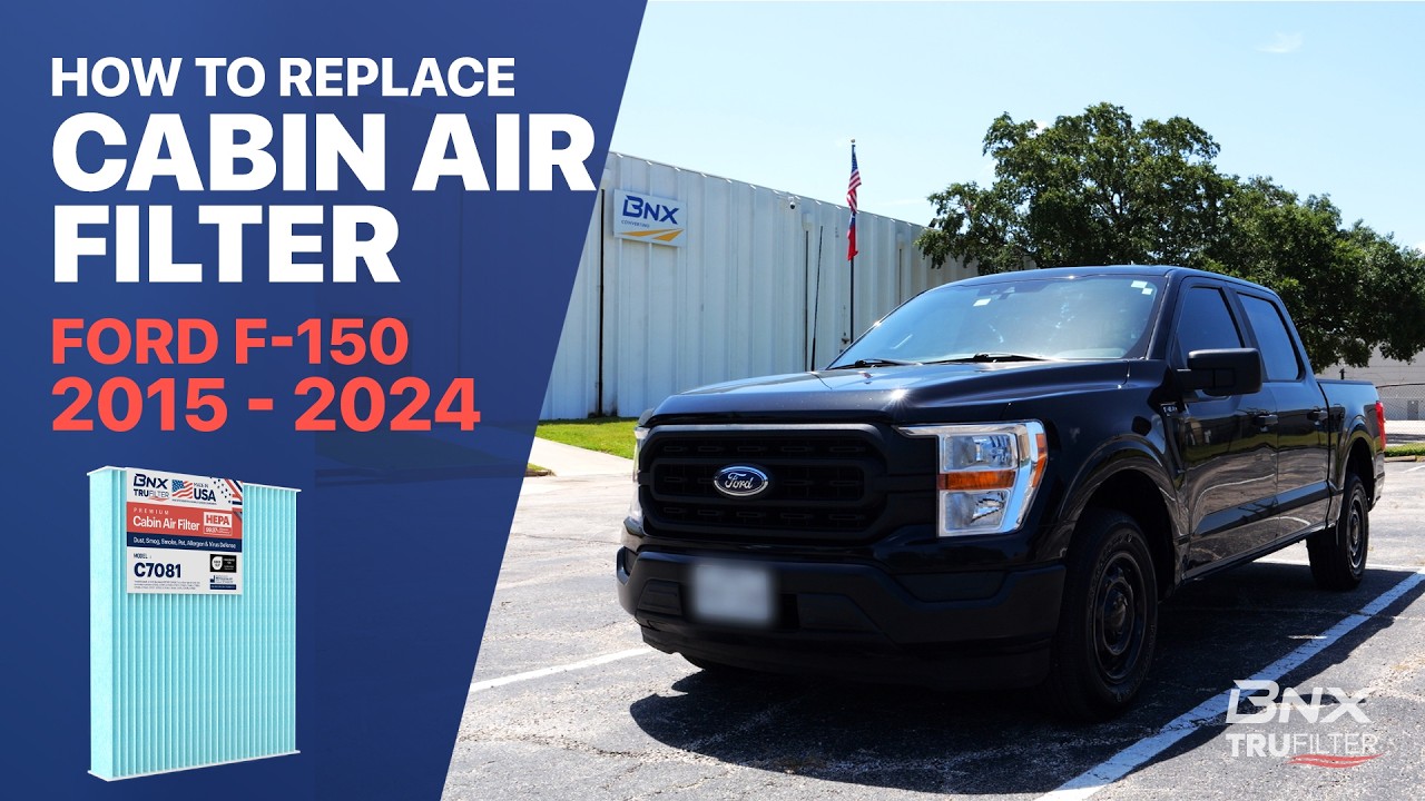 How to Change Cabin Air Filter on a Ford F-150 (2015-2024) C7081 - YouTube