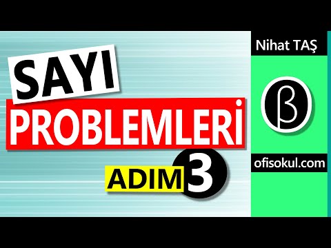08133C | SAYI PROBLEMLERİ 3 | Sayı Problemlerini Kolaylıkla Çöz