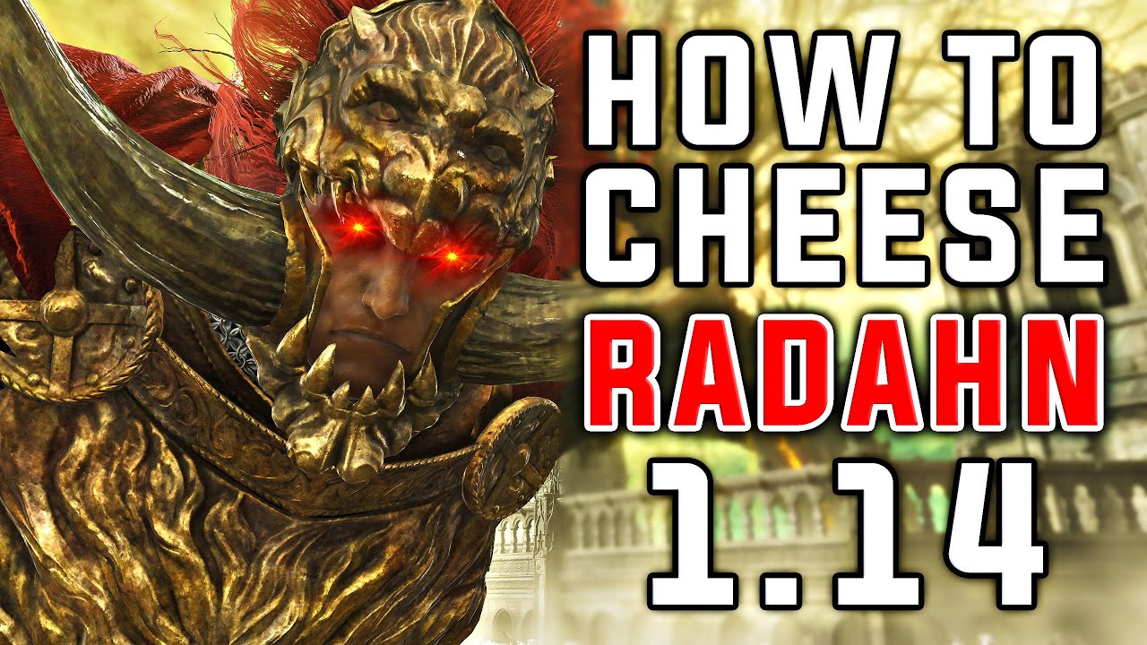 How to Cheese Promised Consort Radahn | Elden Ring DLC 1.14 [outdated ...