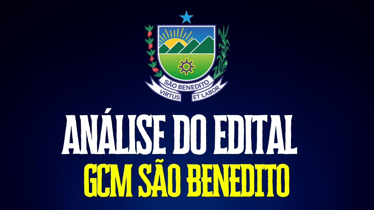 Análise de Edital GCM São Benedito CE - YouTube