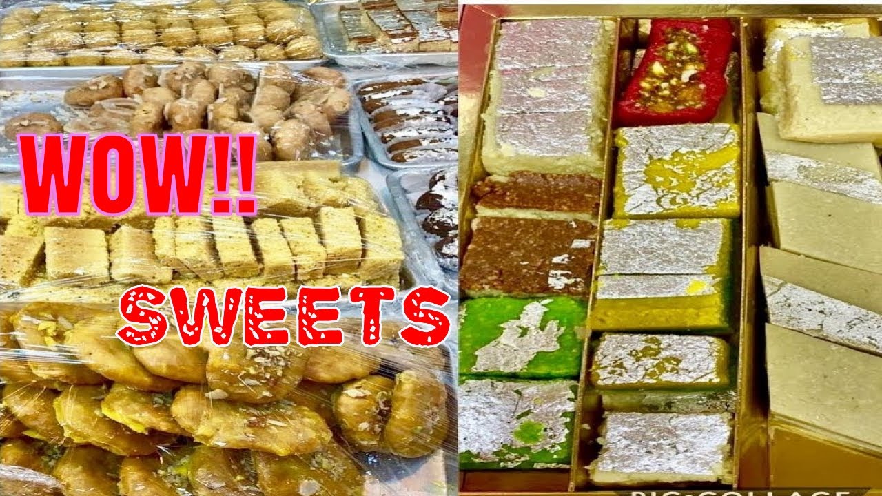 Indian Diwali Sweets Shopping ,Mithai ,Street food , Gulabjamun ...